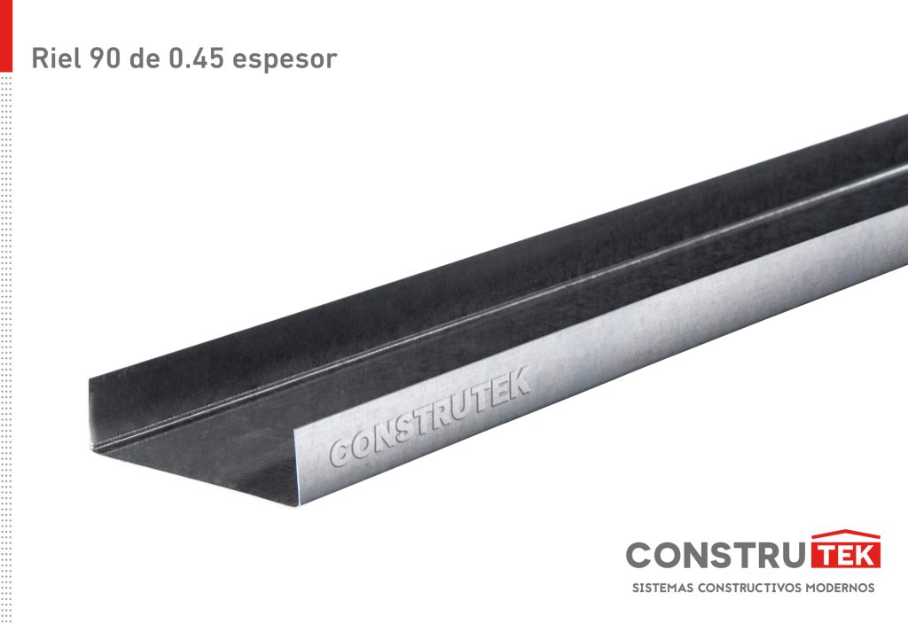 PERFIL RIEL 90 X 25 X 0.45 X 3 GALV – Precor